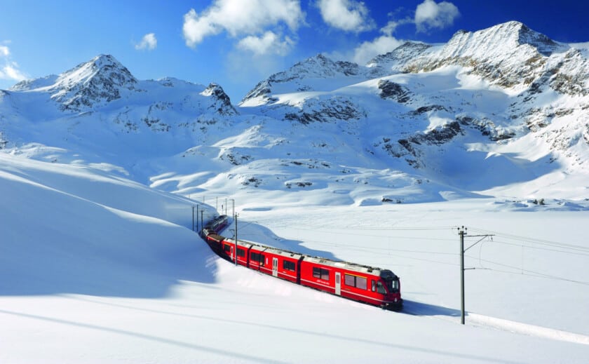 Bernina Express: Hin- und Rückfahrt im Panoramazug für 106€ (100 CHF) p ...