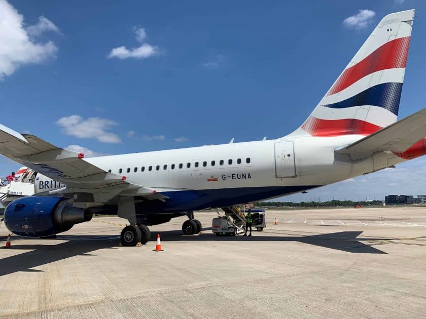 Bewertung: British Airways Flug BA1 - in der A318 Business Class über ...