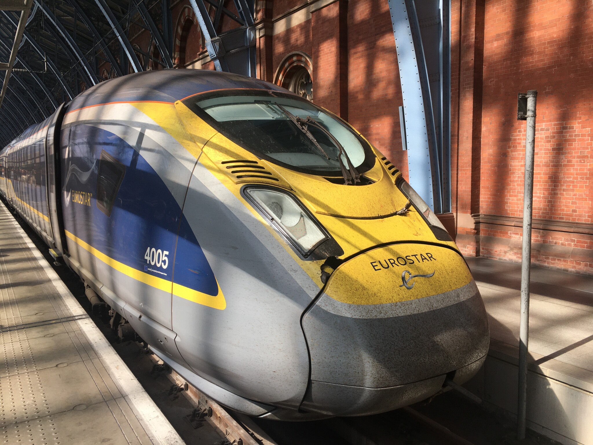 Bewertung: Paris - London in der 1. Klasse des Eurostar (Premier Standard)