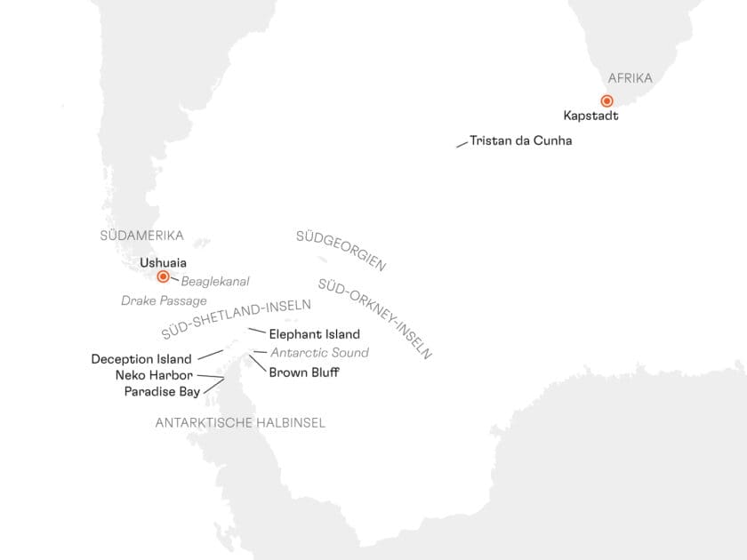 Hanseatic Spirit: 22 Nächte Antarktis-Expeditionskreuzfahrt Kapstadt → ...