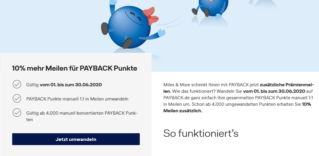Payback-Punkte mit 10% Bonus zu Miles&More übertragen » Travel-Dealz.de