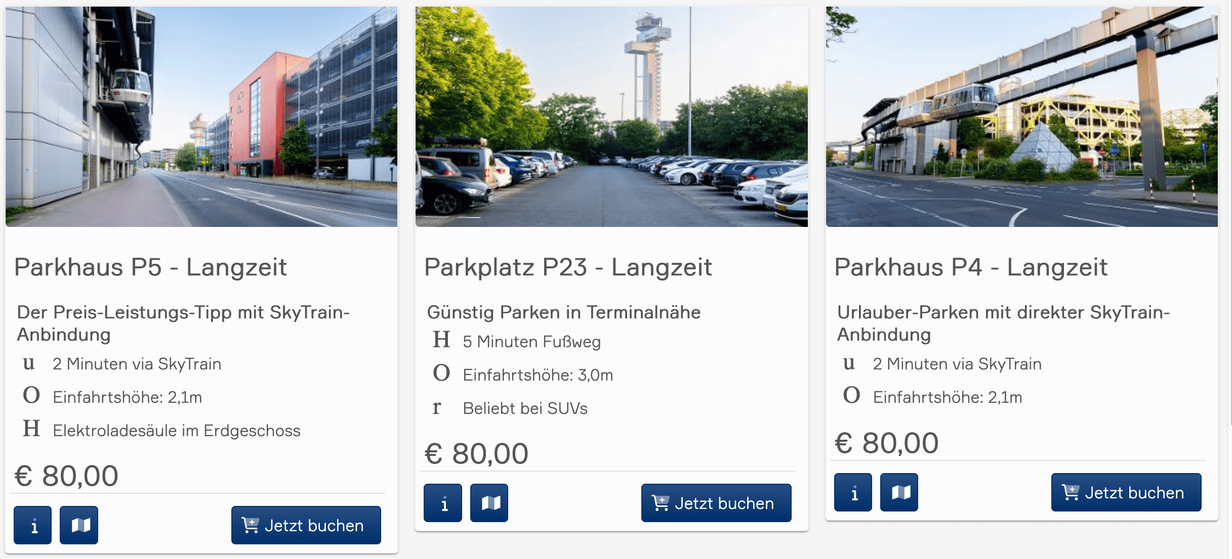 Schne Flughafen Parkhaus P4 P5 Ebenbildnull