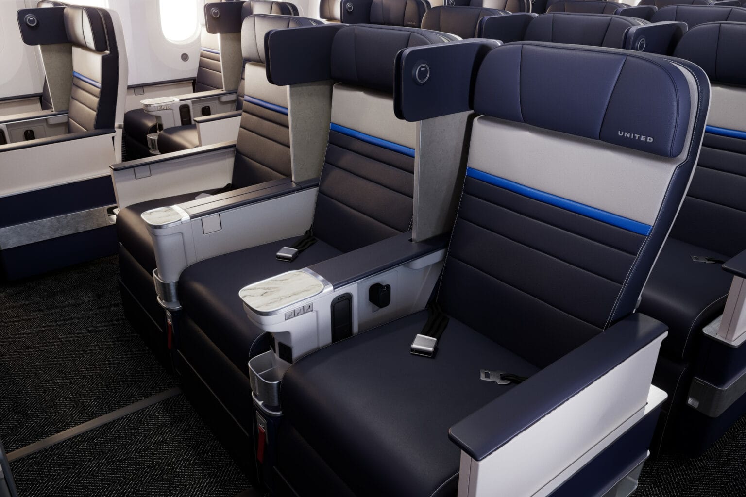 United präsentiert Boeing 787 mit neuer Business Class