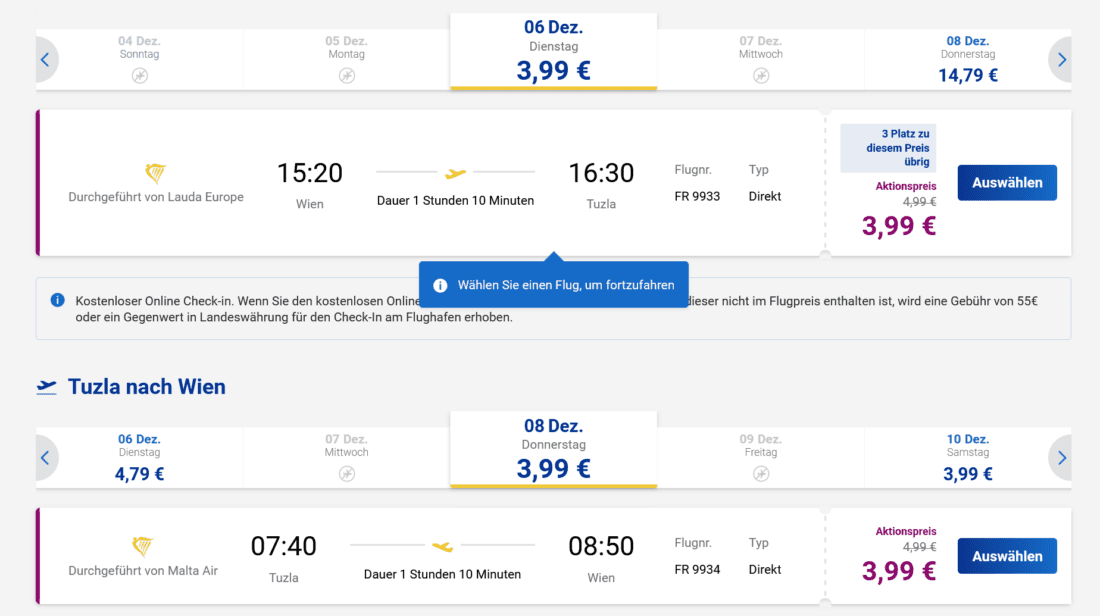 Ryanair Gutschein: 20% Rabatt auf ausgewählte Flüge » Travel-Dealz.de