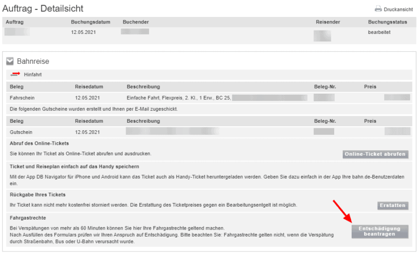 Anleitung: So beantragt ihr eine Entschädigung bei der Deutschen Bahn ...