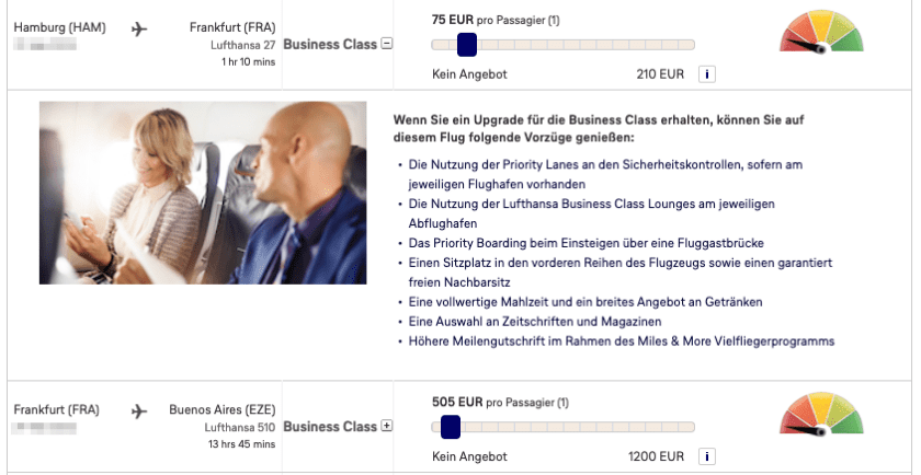 Die fünf Upgrade-Möglichkeiten bei der Lufthansa