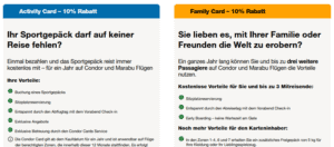 "Condor Cards": Condor verkauft kostenpflichtige Vorteilskarte für ...