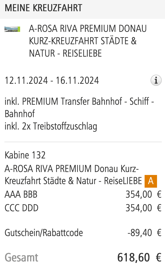 A-Rosa Gutschein: Bis zu 20% Rabatt auf Flusskreuzfahrten mit All ...
