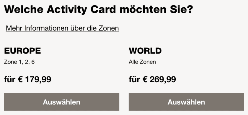 Condor: 10% Rabatt auf die Condor Cards (z.B. Sportgepäck + gratis ...