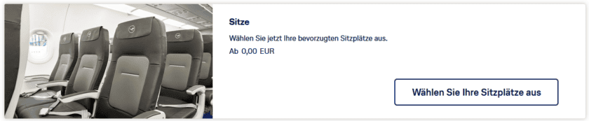 Sitzplan einsehen: Ist der Platz neben mir noch frei?