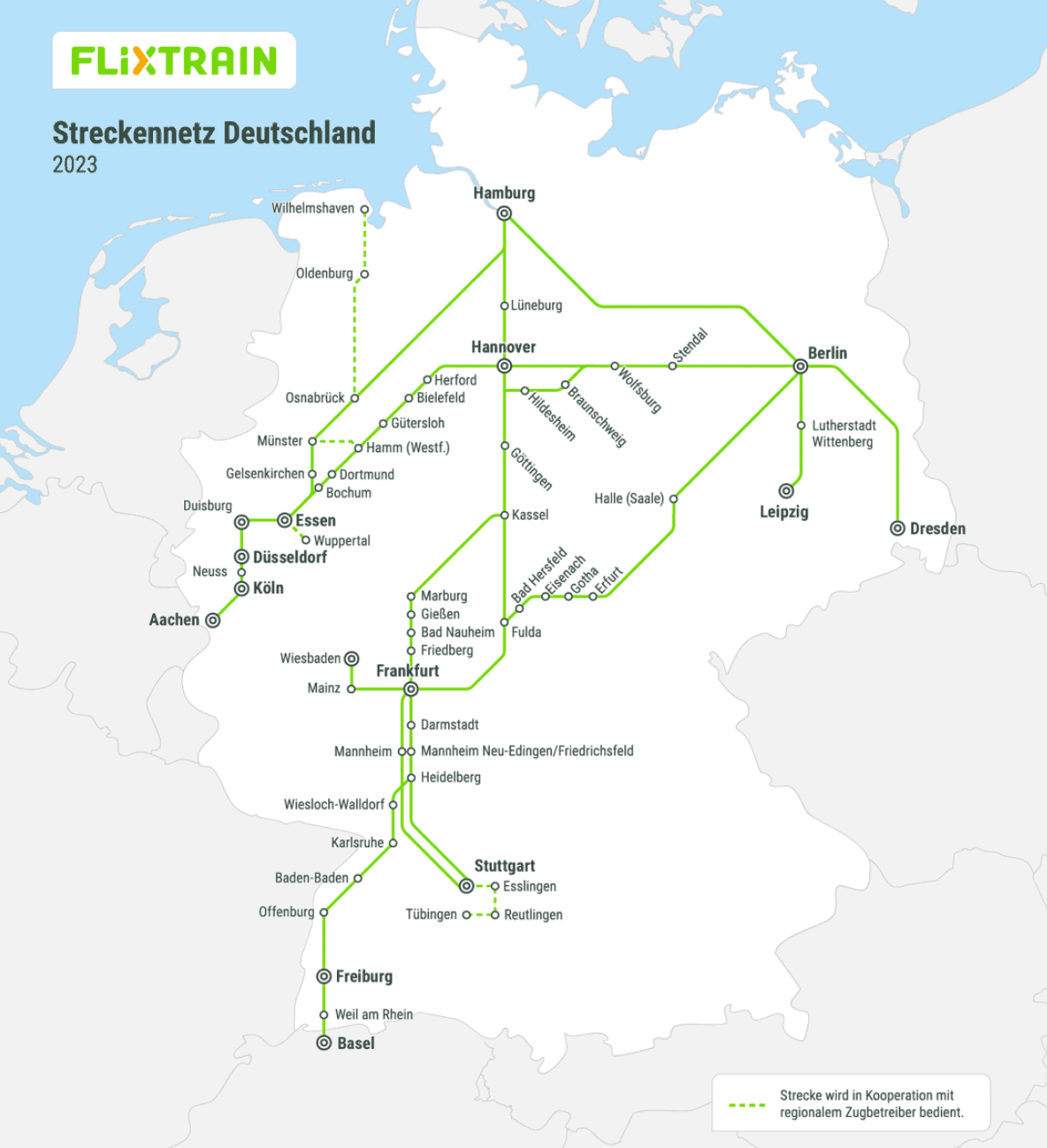 Flixtrain: Berlin ↔ Basel für 10€ und weitere Strecken ab 3€ je ...